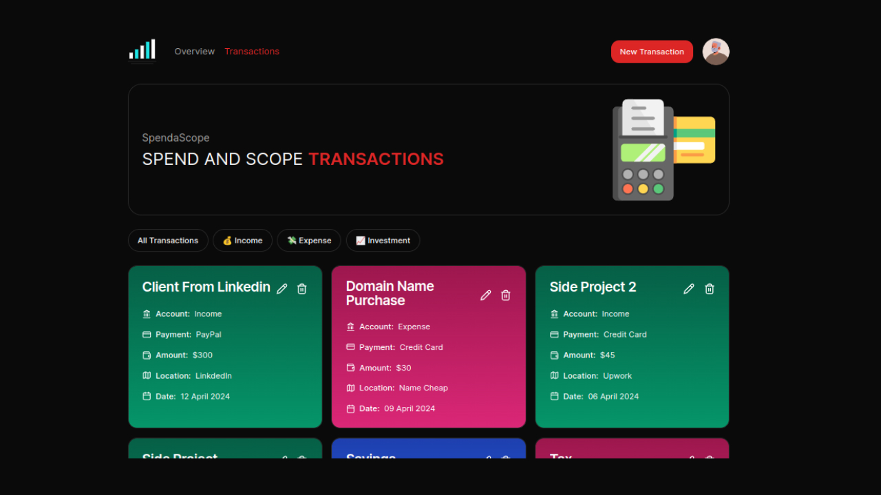 FinTrack - Manage your money in professional way by jurnitech | CodeCanyon
